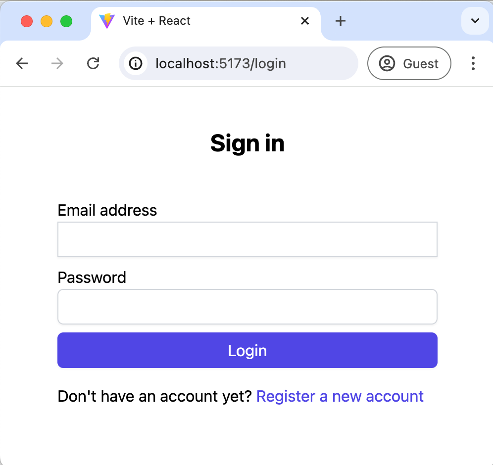 Build a simple auth app with Supabase Build a simple auth app with Supabase