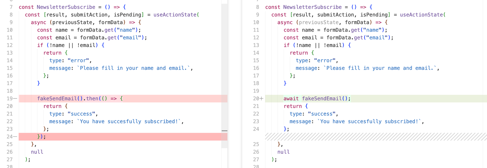Building A Simple Form In React Before And After React 19